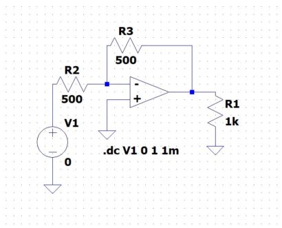 Simulation of Ideal Operational Amplifier using LTspice. - Circuit ...