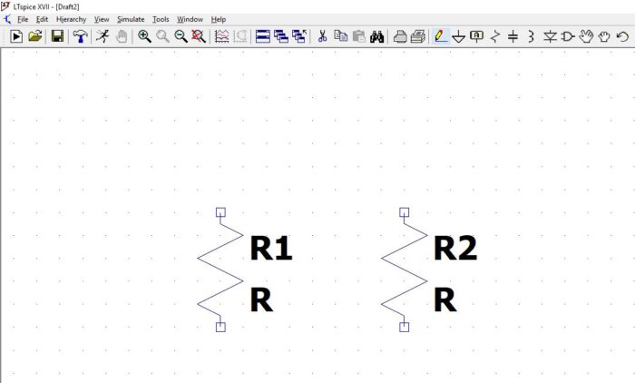 LTspice simulation tutorial on voltage divider - Circuit Generator