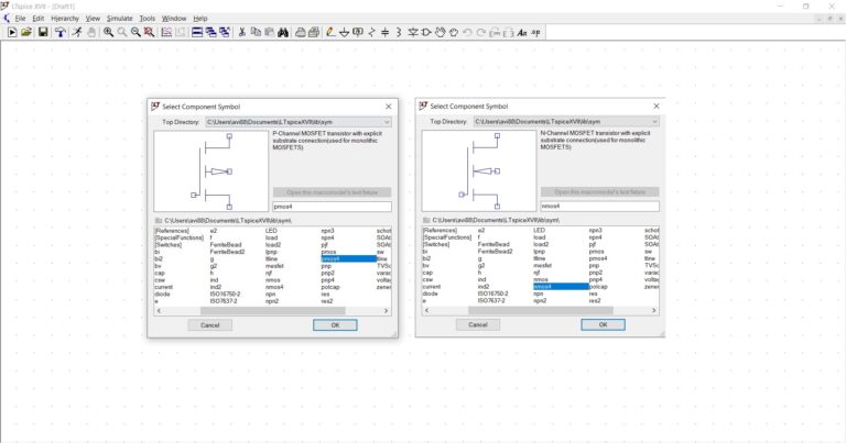 LTspice tutorial : Design and simulation of CMOS ring oscillator ...